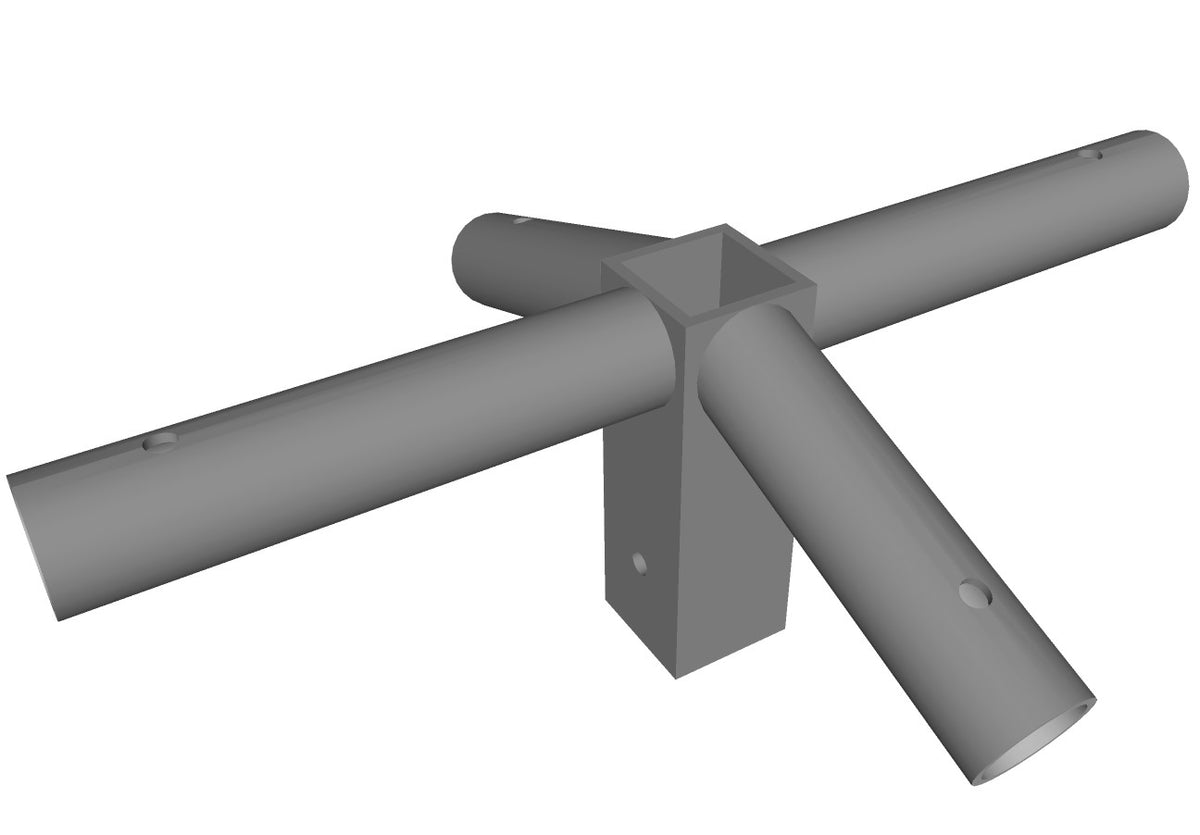 High Peak Frame Tent Ridge Top "T" Fitting – Ohenry Party Tents