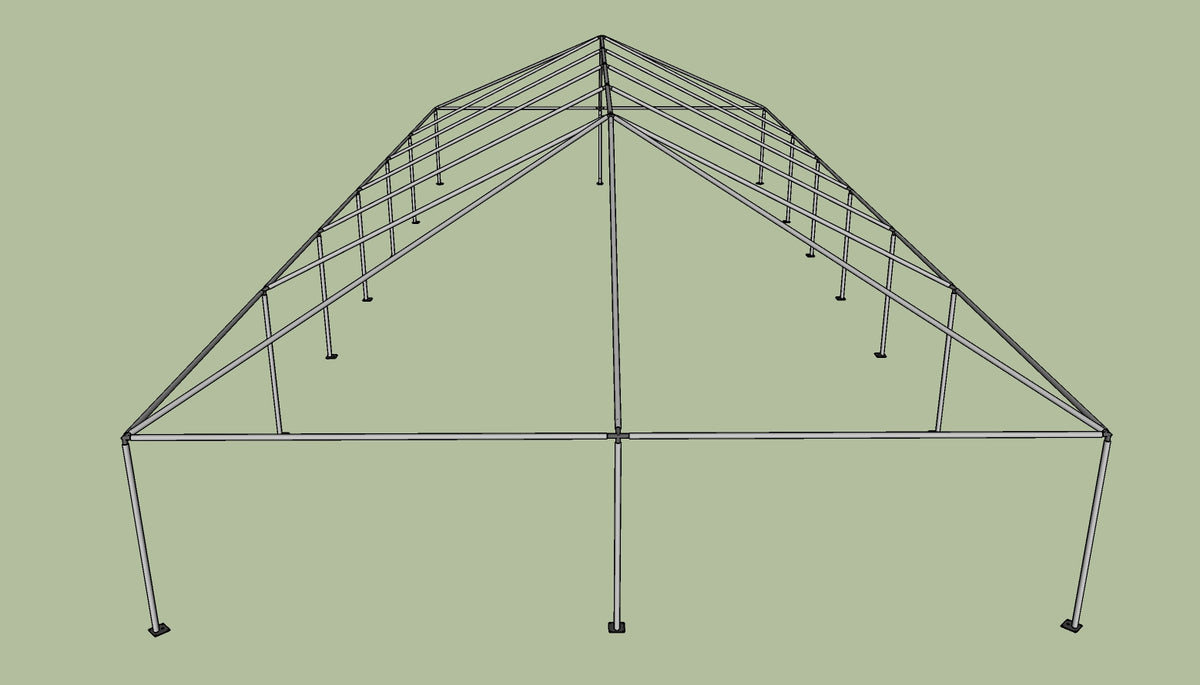 30' x 70' Frame Tent With Expandable Top (4-sections) – Ohenry Party Tents